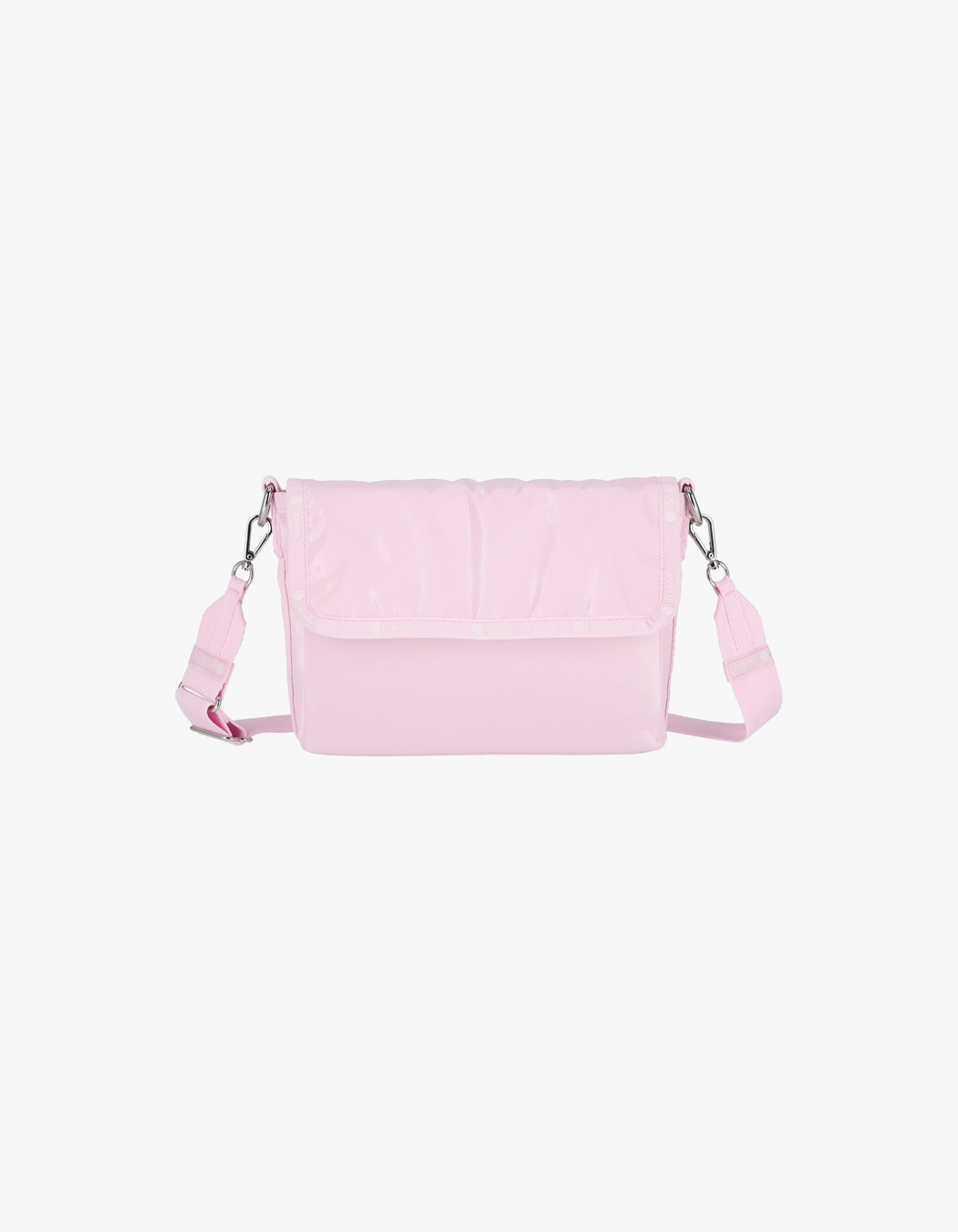 LeSportsac Icey Pink Shine Medium Flap Shoulder - Pink | 하이츠스토어